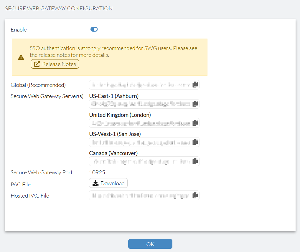Downloading the preconfigured PAC file | FortiSASE 24.1.56 | Fortinet Document Library